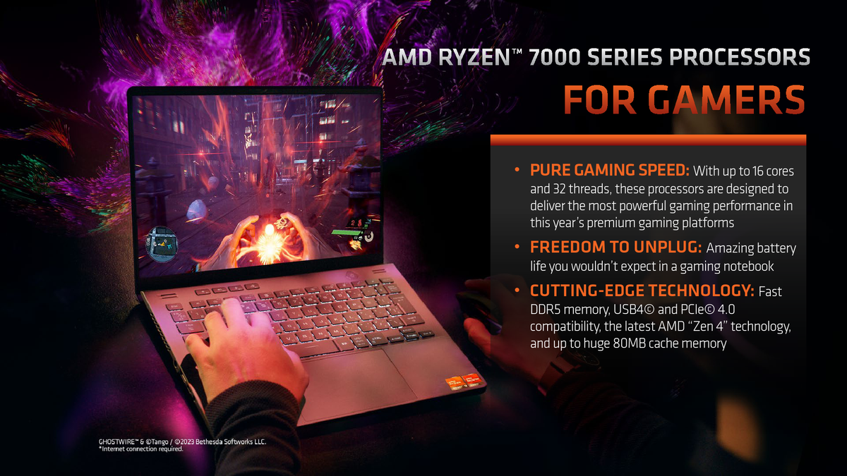 AMD Zen 4-Based Laptops Feature New Orange Ryzen Stickers | Tom's Hardware