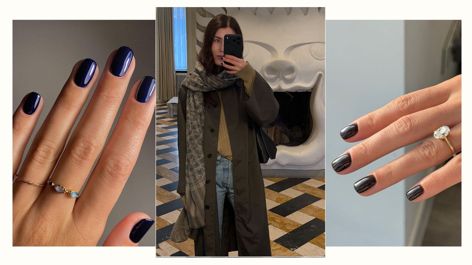 Inky Nails Is the Surprising Trend Taking Over This Spring | Who What Wear