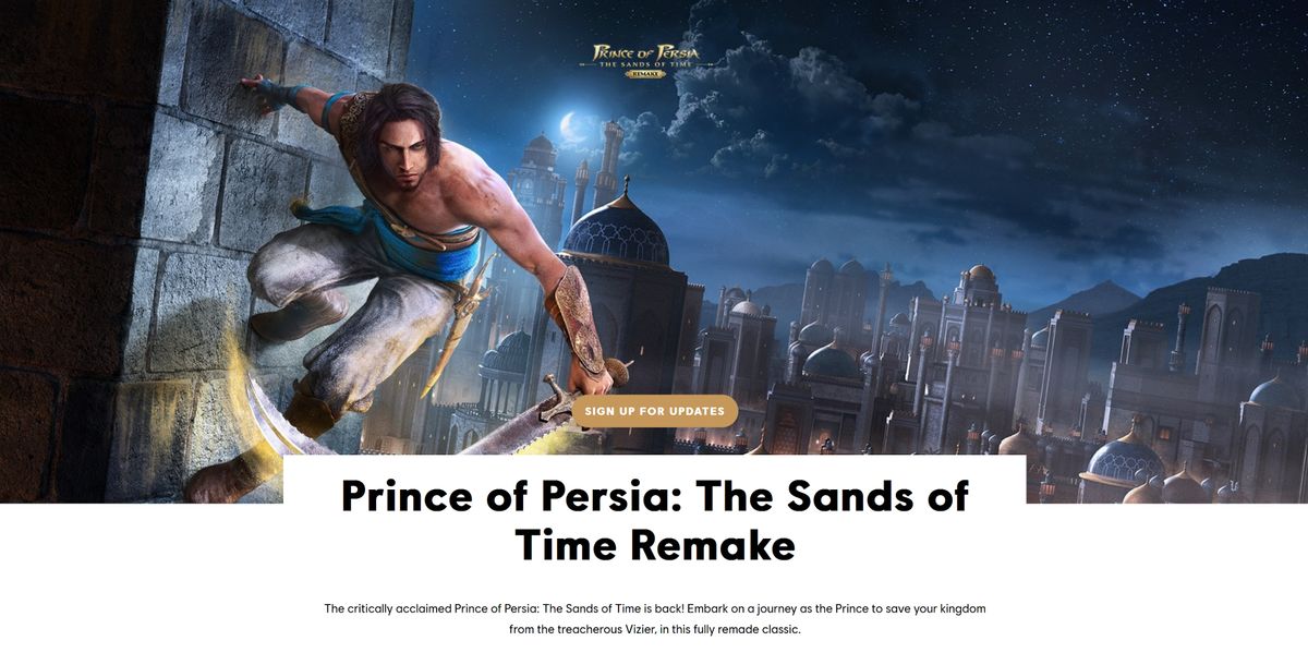 Repeatedly delayed Prince of Persia: The Sands of Time remake is now ...