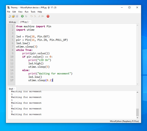 How to Use a Motion Sensor with Raspberry Pi Pico | Tom's Hardware