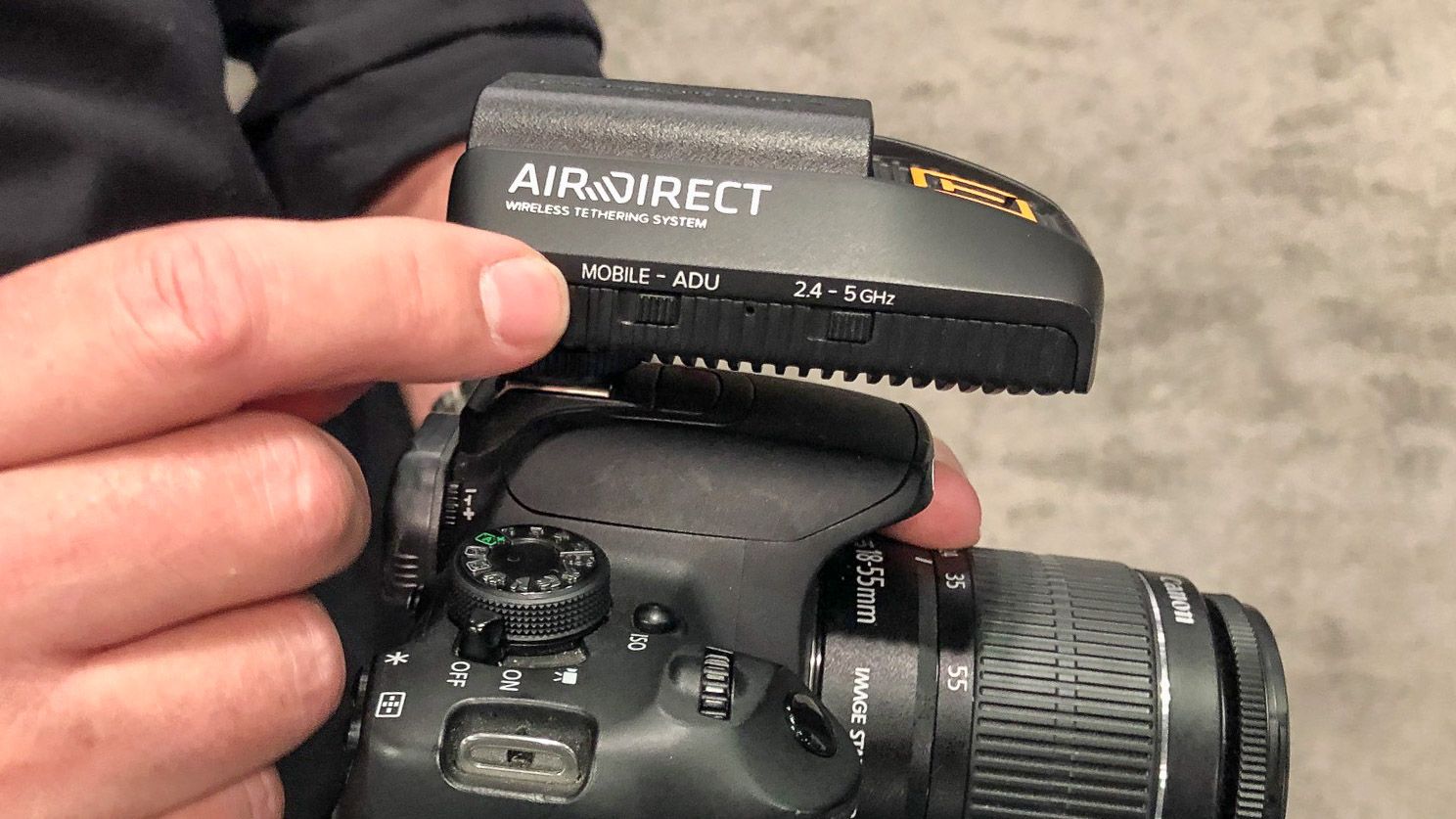 Tether Tools Air Direct cuts the cable when tethering camera to ...