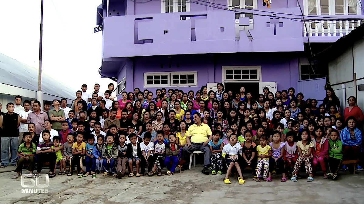 Ziona Chana, patriarch of Christian sect in India, dies, leaving 38 ...