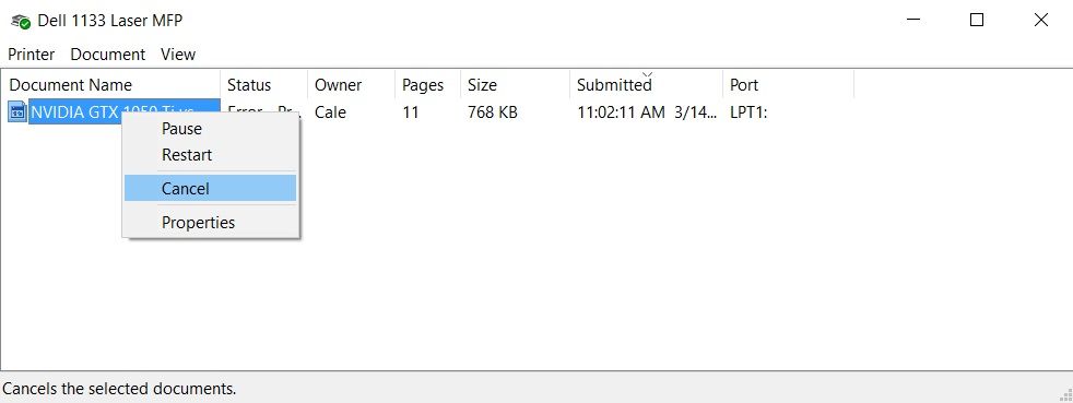 How to remove a stuck print job in Windows 10 | Windows Central