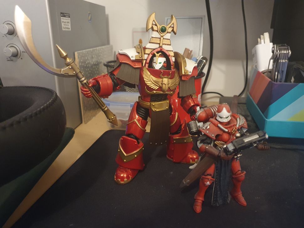 For just $16 you can get a little Warhammer 40k JoyToy action figure to ...