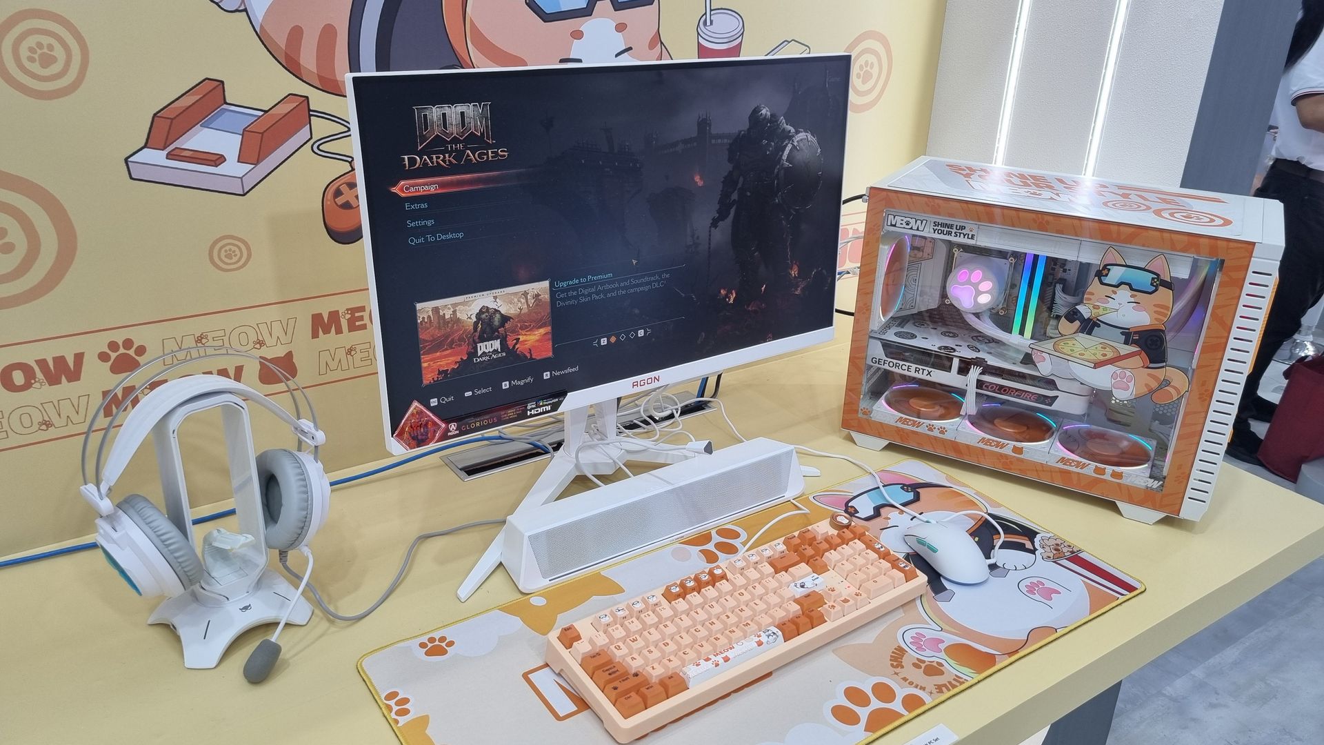 The glorious juxtaposition of DOOM: The Dark Ages and Colorful's furry ...