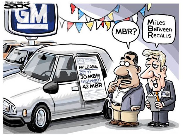 Editorial cartoon GM recall | The Week