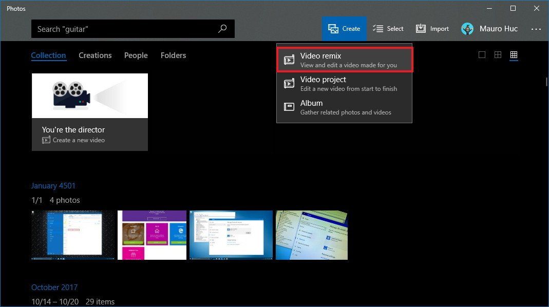 How to get started with Story Remix in Photos on Windows 10 | Windows ...