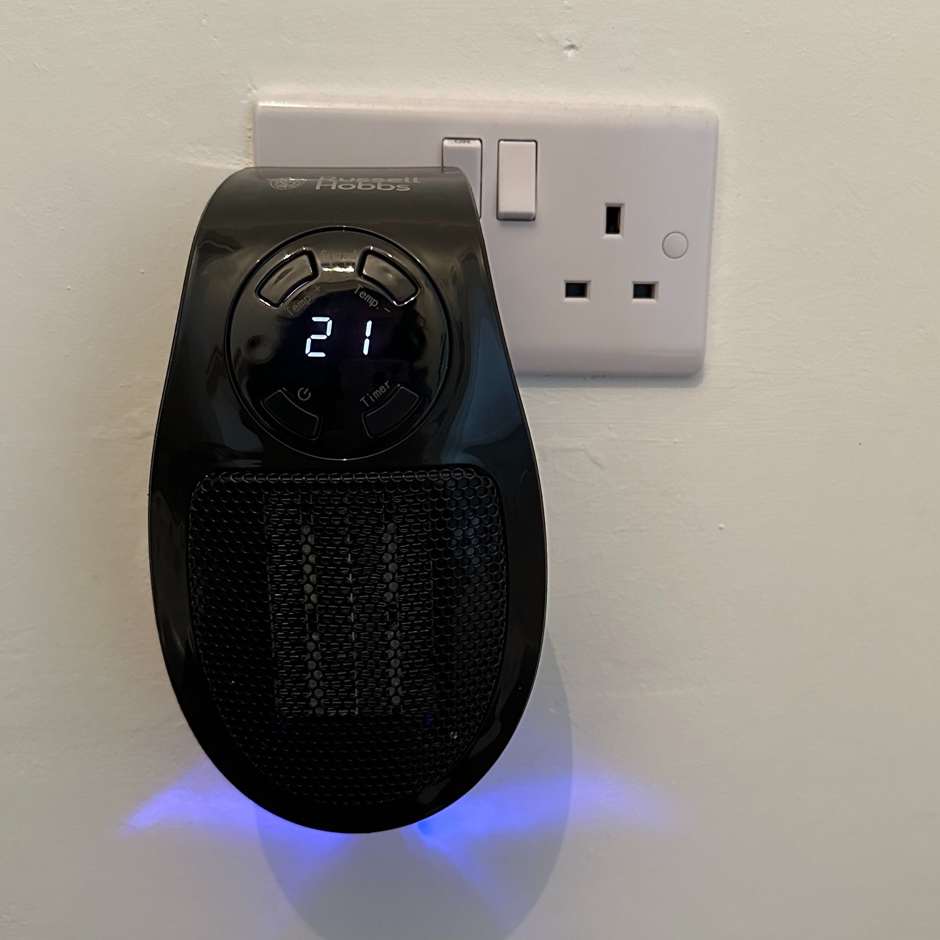 I tried an £18 plug-in heater from Dunelm: is it worth it? | Ideal Home