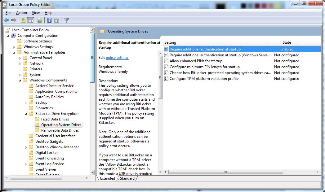 BitLocker On Windows 7 Ultimate x64 - System Encryption: BitLocker And ...