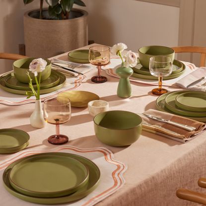 Our Place's new tableware collection features this on trend colour ...