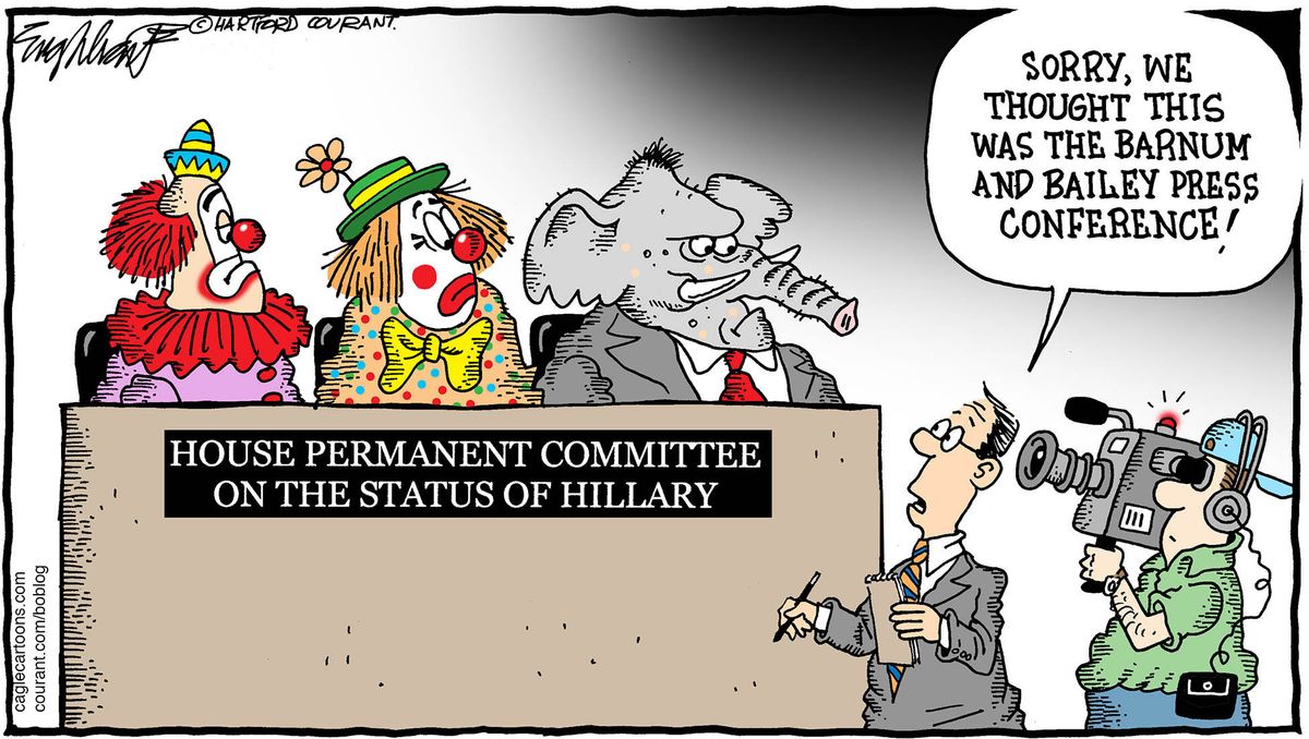 Political cartoon U.S. Hillary Clinton GOP | The Week