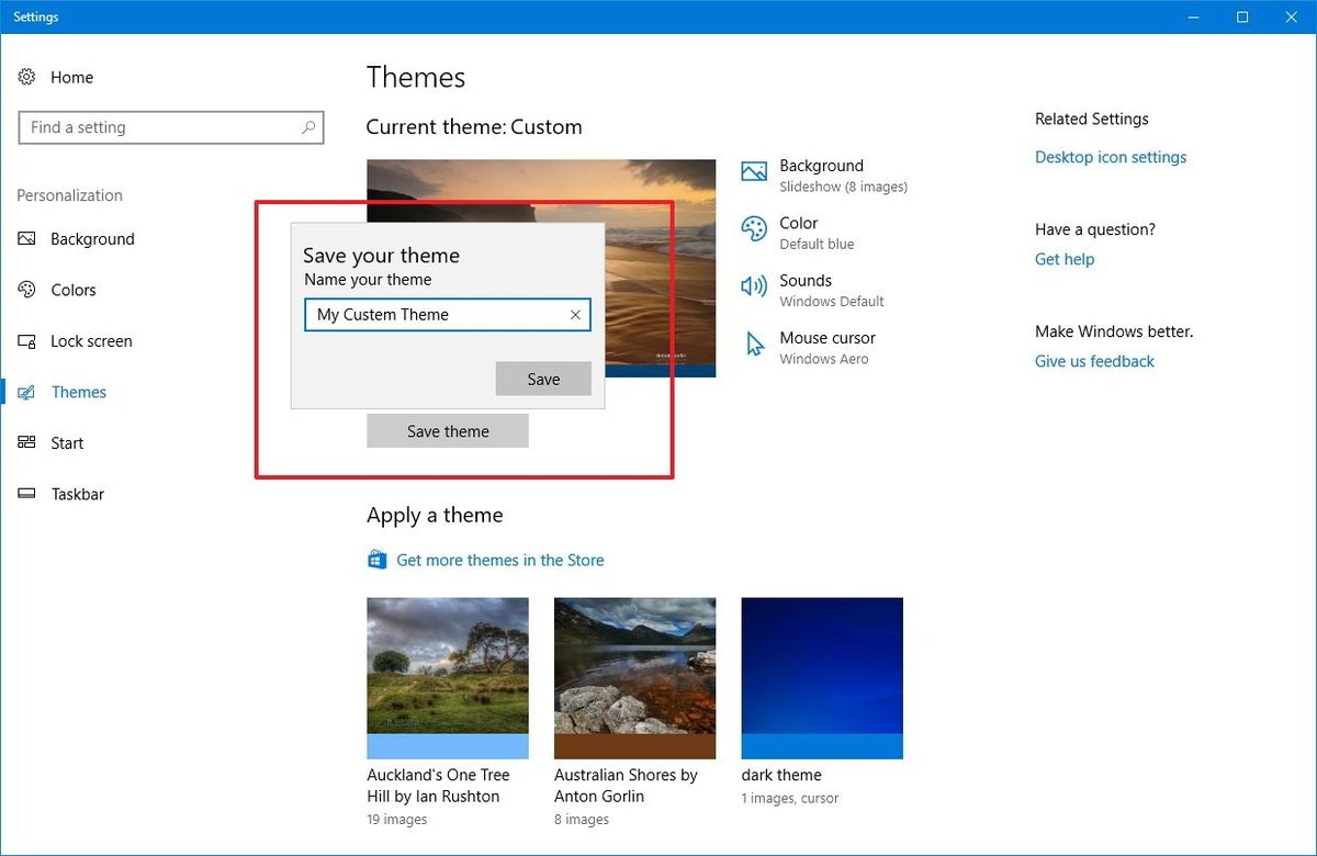 How to use themes on the Windows 10 Creators Update | Windows Central