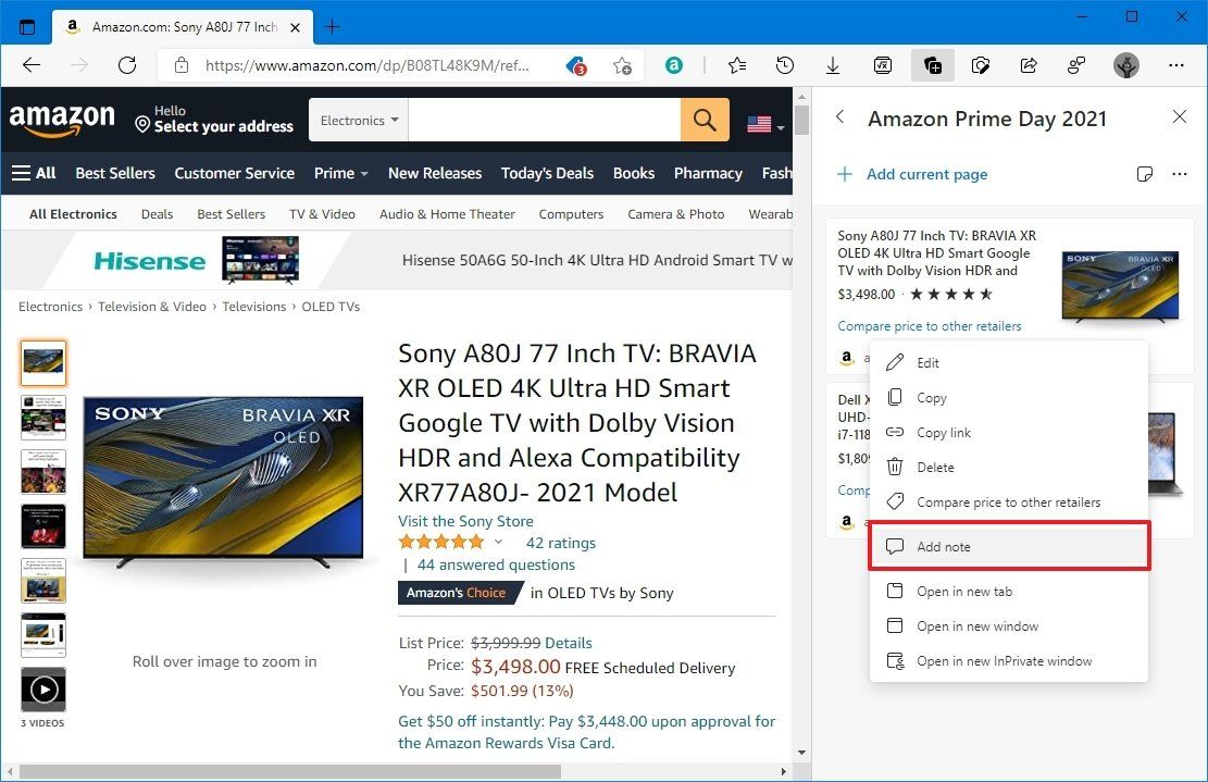 How to use Microsoft Edge to shop smarter on Amazon Prime Day | Windows ...