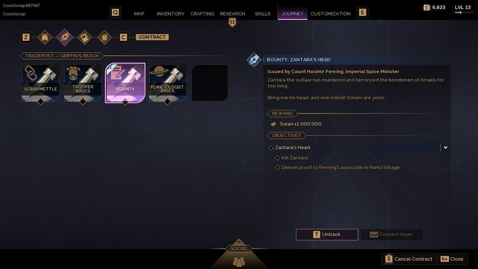 How to complete the Dune Awakening Zantara's head bounty | GamesRadar+