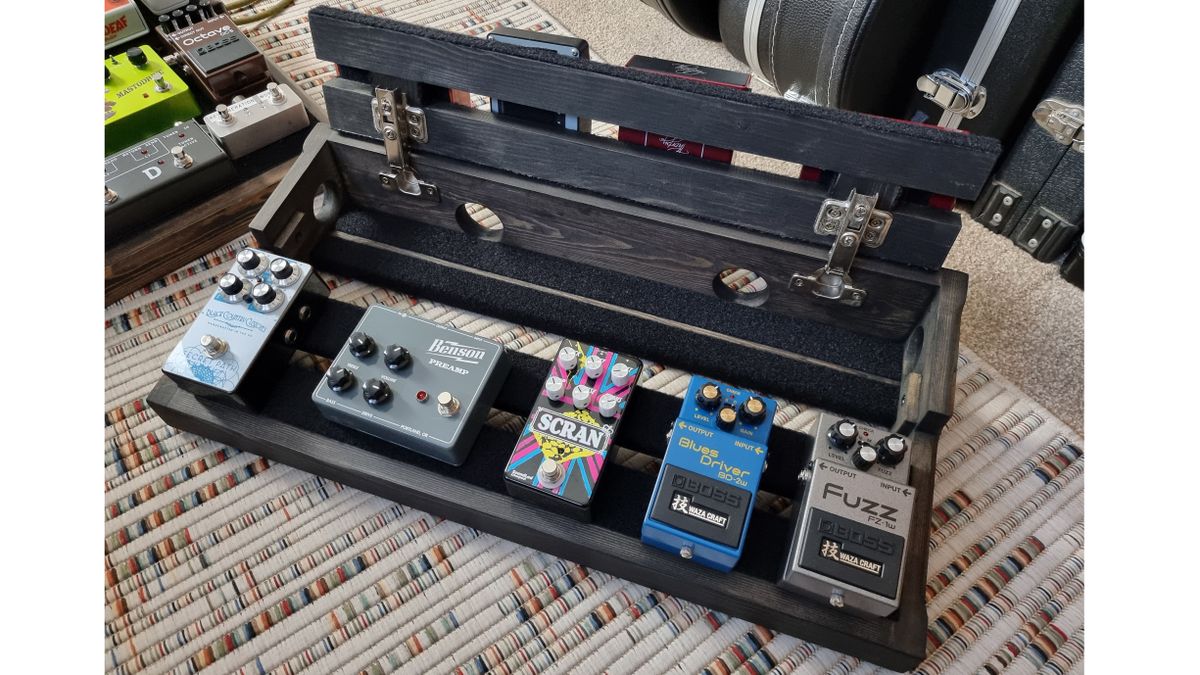We meet the builder behind the vertical pedalboard | MusicRadar