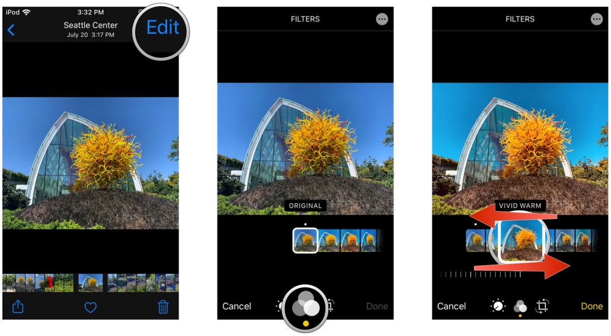 How to use adjust light and color in the Photos app for iPhone and iPad ...