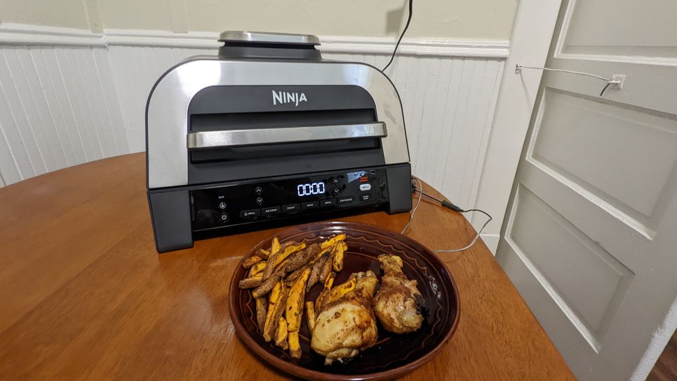 Ninja Foodi Smart XL 6-in-1 Indoor Grill & Air Fryer with Built in ...