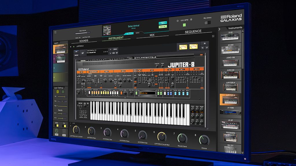 Galaxias puts 50 years of Roland synths into one standalone “super instrument” that enables you ...