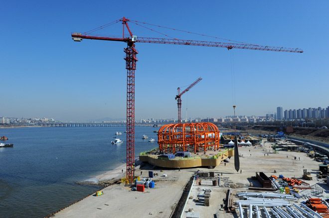 World's first floating island, Seoul | Wallpaper