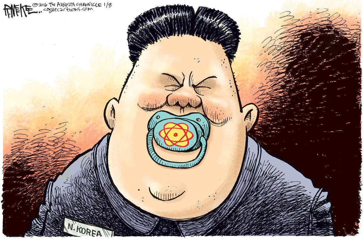 Political cartoon World Kim Jong Un Nuclear | The Week