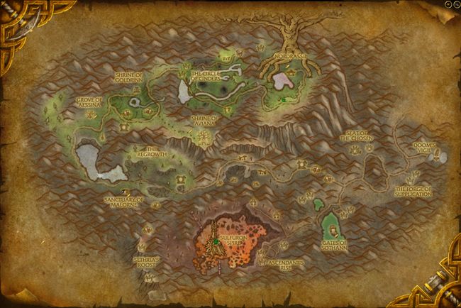 WoW Cataclysm map: Each zone uncovered | PC Gamer