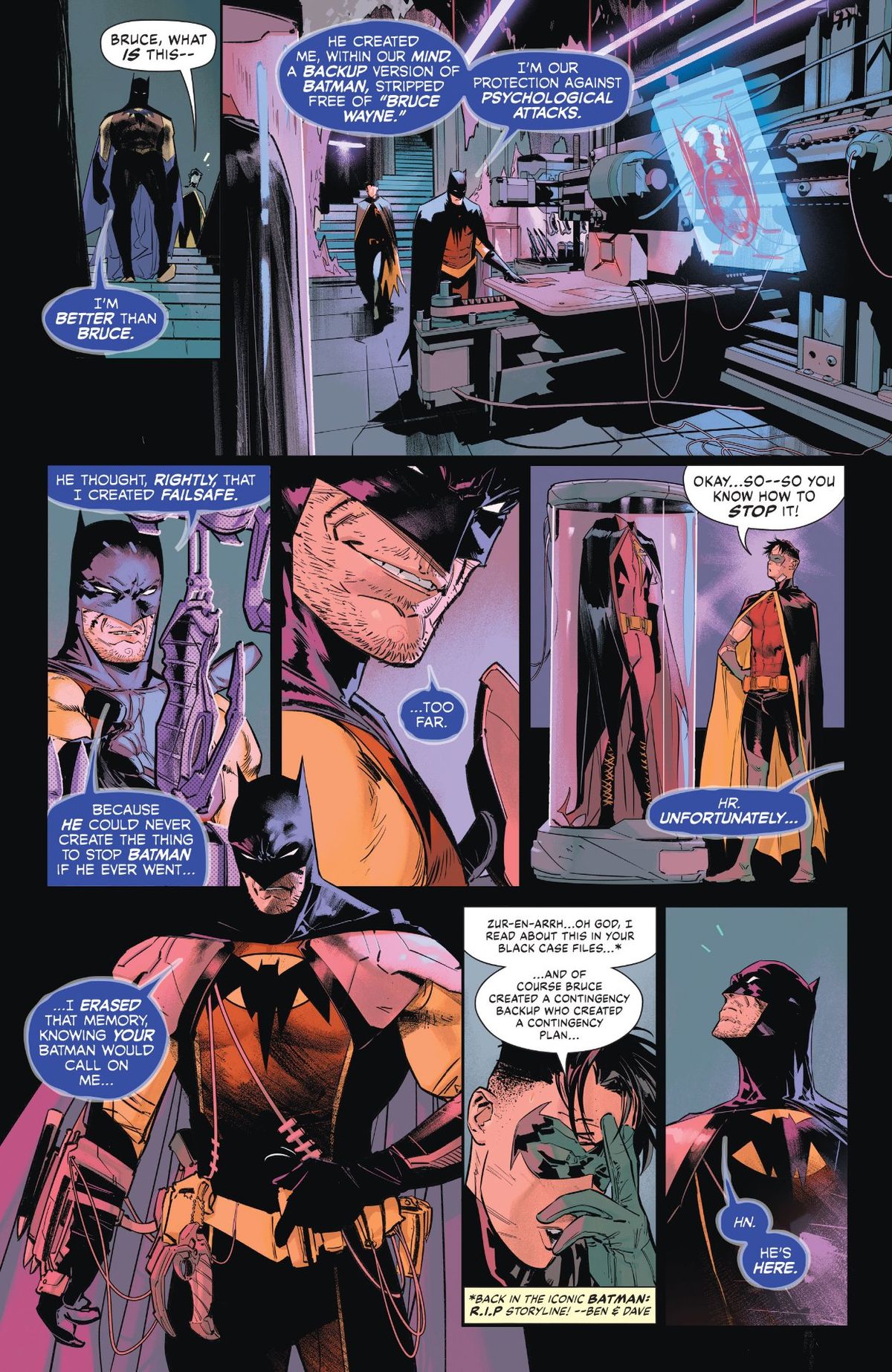 Batman #127 reveals who really created Failsafe | GamesRadar+