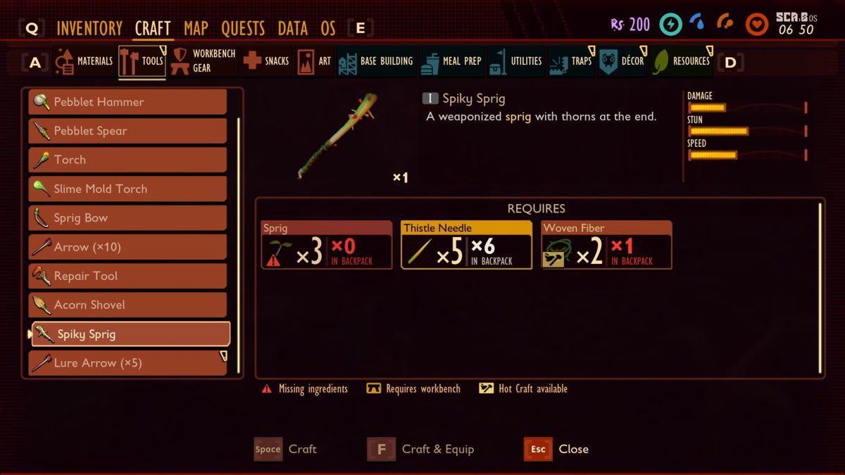 Grounded guide: How to craft all the basic tools and weapons | Windows ...