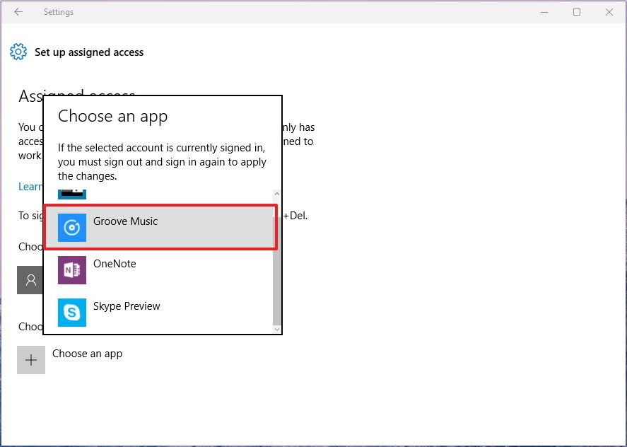 How to set up Assigned access on Windows 10 to restrict users to a ...