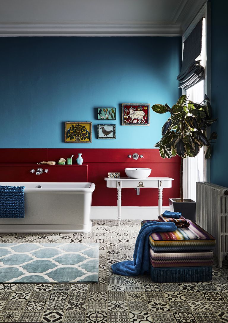 Bathroom rug ideas: 10 ways to use rugs in a bathroom | Homes and Gardens