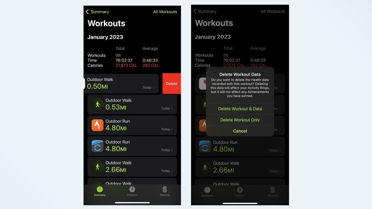 How to manually add a workout to your Apple Watch | Tom's Guide