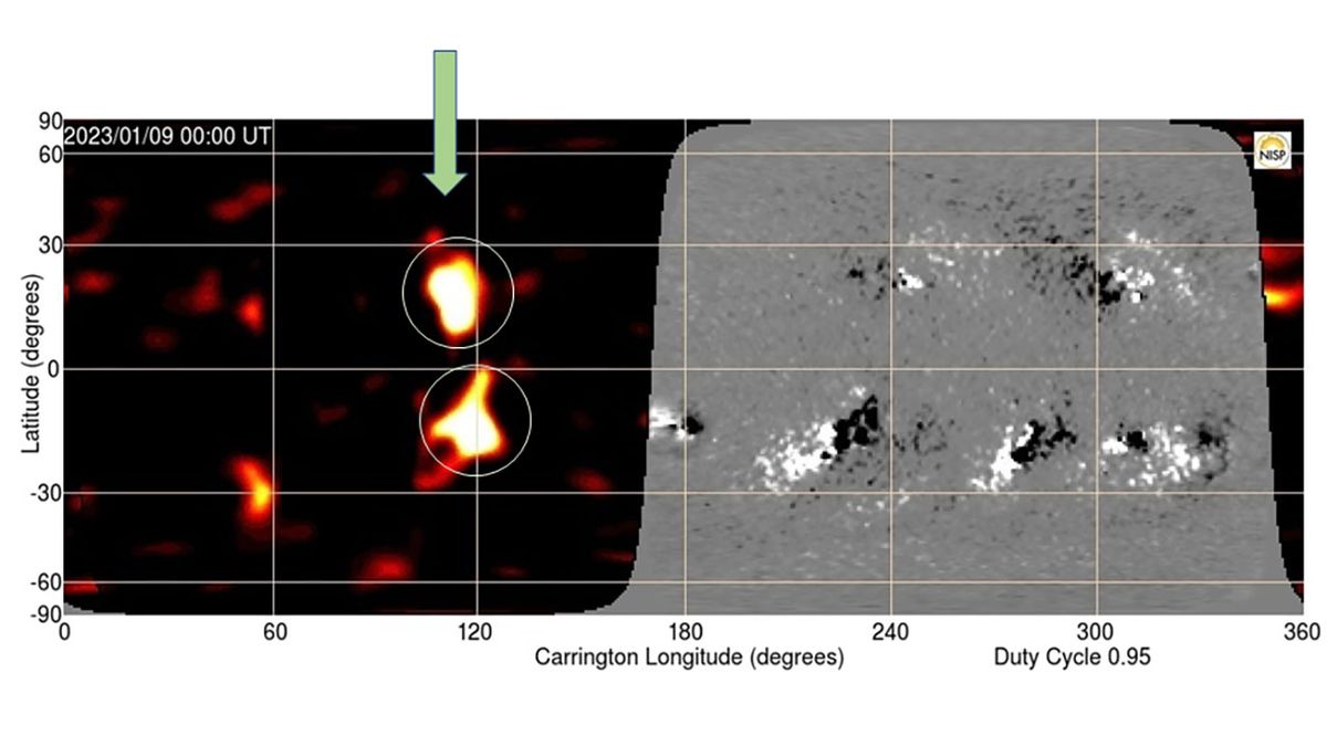 As sun's most active regions turn toward Earth, potential for violent ...