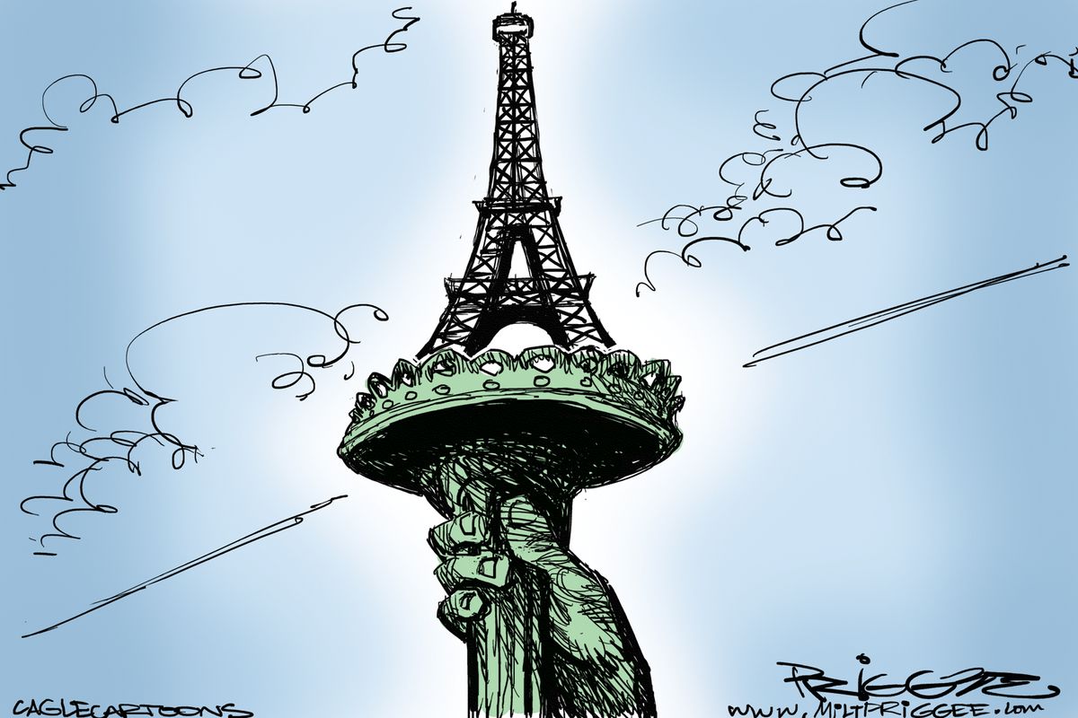 Editorial cartoon world Paris Attacks | The Week