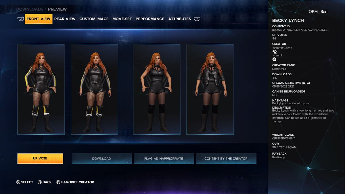 The best WWE 2K23 alternate attires for you to download right now ...