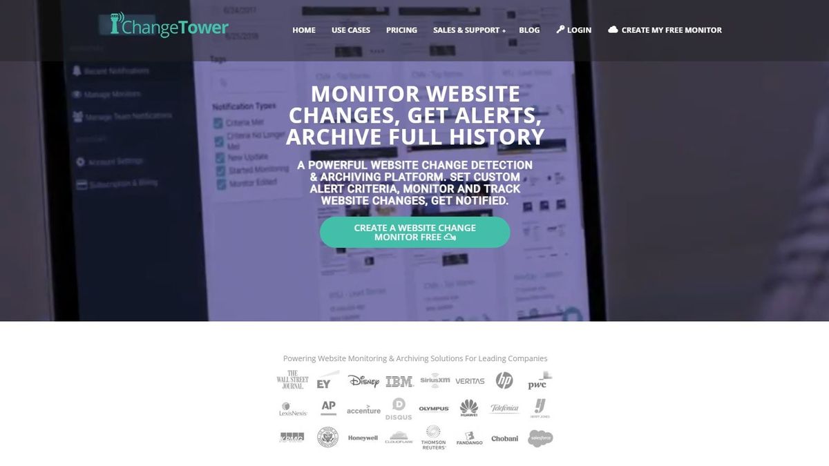 ChangeTower web content monitoring review | TechRadar