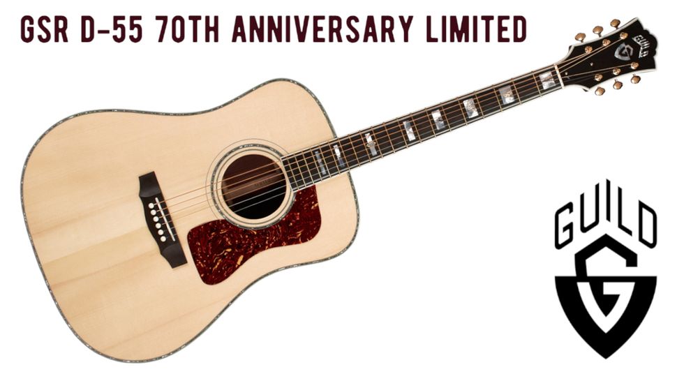 Guild Announces Top-of-the-Line D-55 70th Anniversary Acoustic Guitar ...