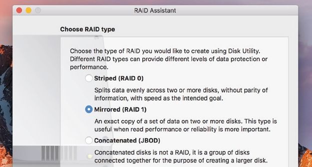 How to manage disk sets and RAID arrays in macOS Sierra | TechRadar