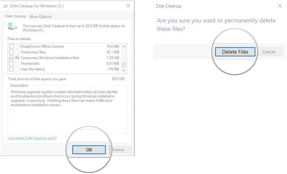 How to delete old Windows install files and free up drive space ...