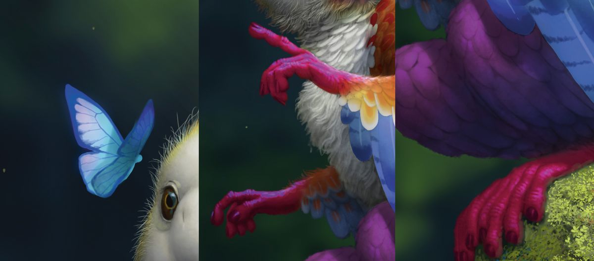 How to paint vibrant creatures in Photoshop | Creative Bloq