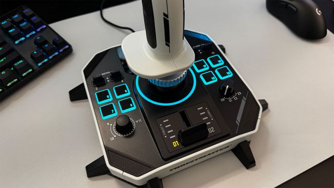 The Thrustmaster Sol-R breaks free from Earth’s atmosphere in style, with a fantastic stick for ...