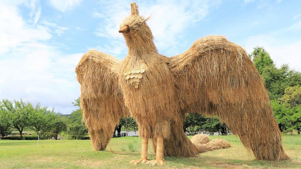 Incredible straw creatures invade Japanese city | Creative Bloq