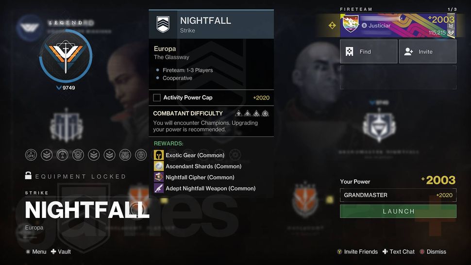 How to get Destiny 2 Nightfall weapons and farm them | GamesRadar+