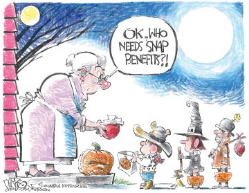5 snappily written political cartoons about vanishing food-stamp ...