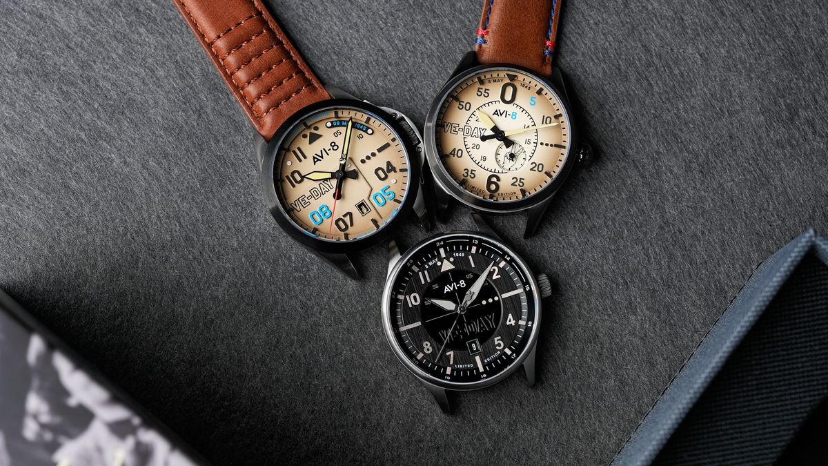AVI-8 marks 80 years since VE Day with capsule watches collection | T3