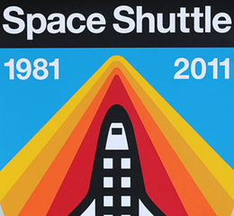 Retro space shuttle posters are out of this world | Creative Bloq