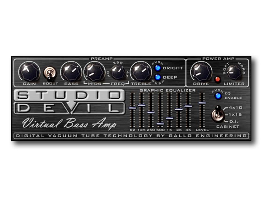 Virtual Bass Amp plug-in from Studio Devil | MusicRadar