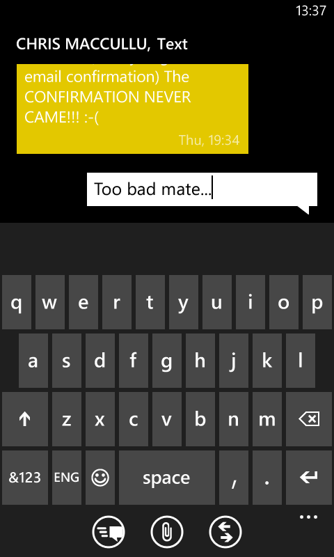 Messaging - Nokia Lumia 820 review - Page 4 | TechRadar