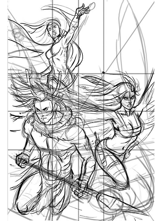 How to draw a dynamic team of superheroes | Creative Bloq