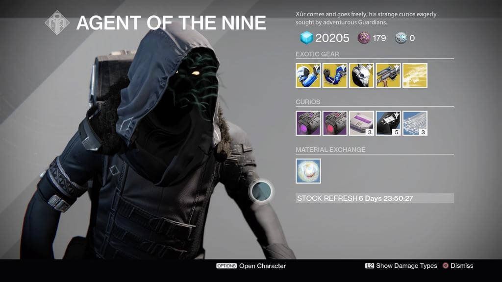 Destiny: Xur weapons, gear, and location, October 16-18. Hereafter and ...