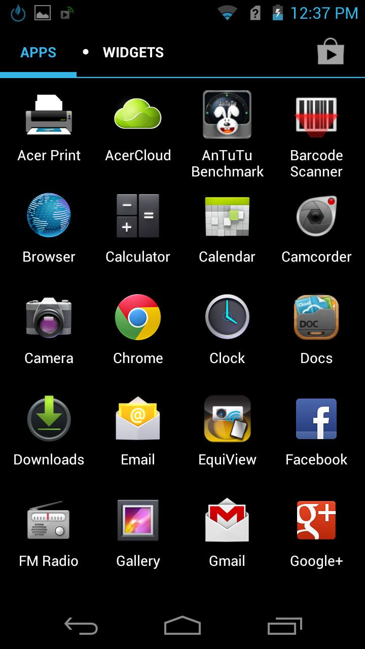 Interface - Acer CloudMobile S500 review - Page 2 | TechRadar