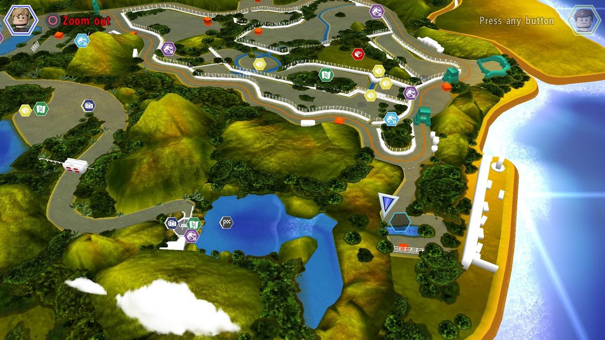 Lego Jurassic Park Gold Brick locations 3 - Lego Jurassic World Gold ...